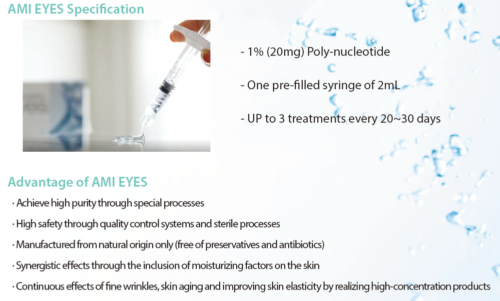 AMI eyes PDRN FILLER(SKIN BOOSTER, PN Injection)